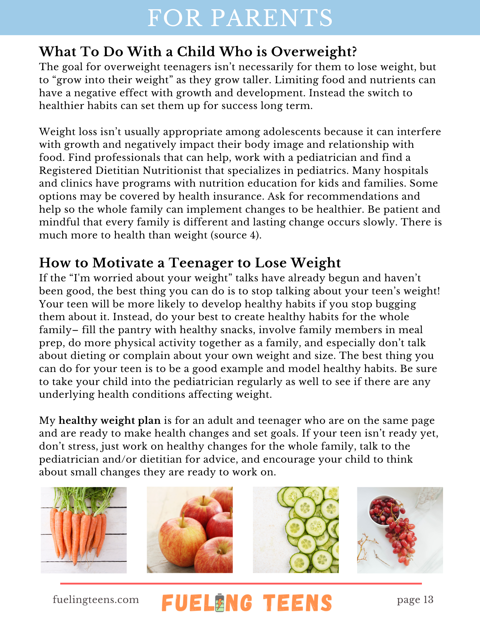 The Right Way to Lose Weight for Teens – Fueling Teens
